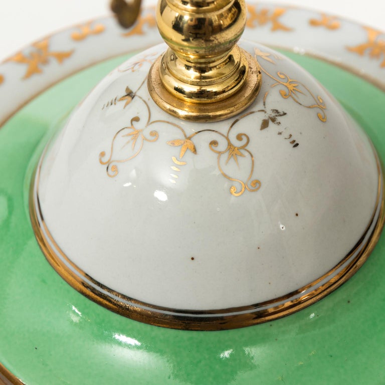 Pair of Neoclassical Style Ceramic Lamps at 1stDibs