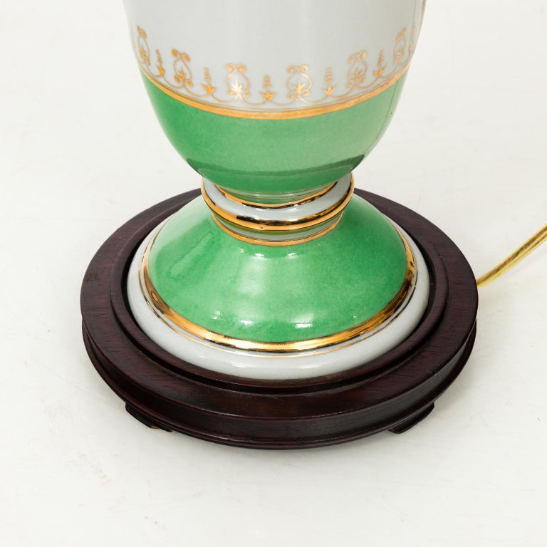 Pair of Neoclassical Style Ceramic Lamps at 1stDibs