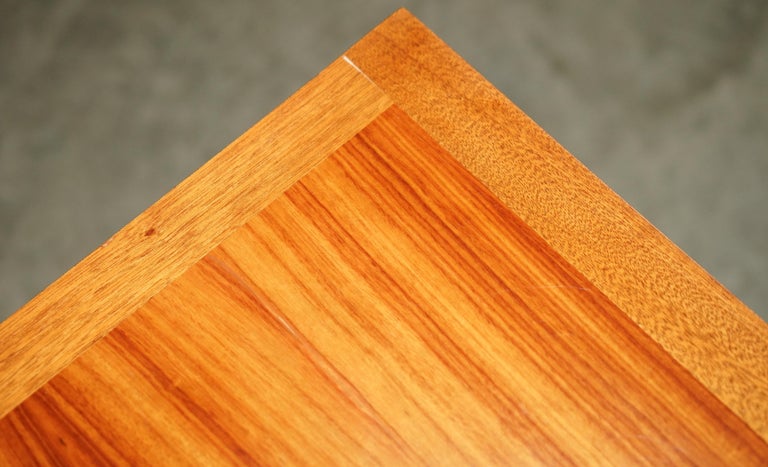 Pair of Nice Hand Made Cherry and Teak Wood Side Tables x 4 Available in Total For Sale at 1stDibs