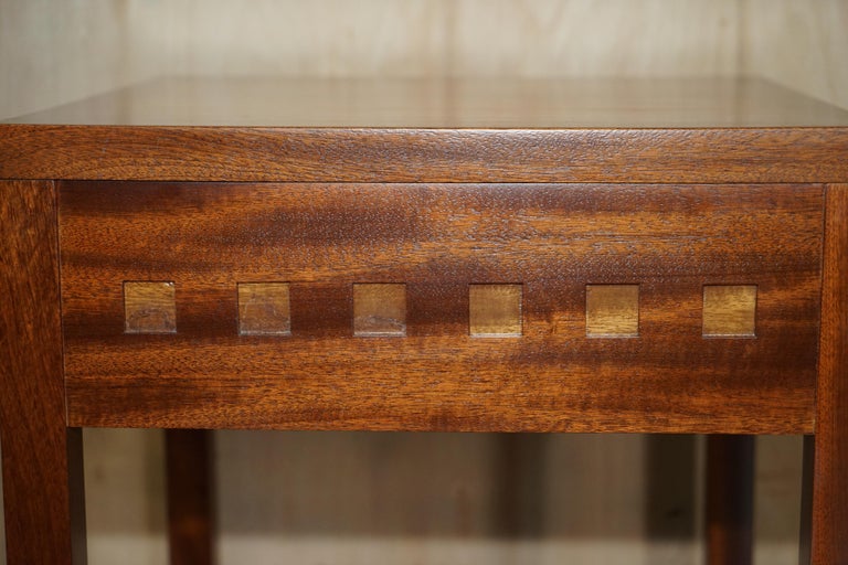 Pair of Nice Hand Made Cherry and Teak Wood Side Tables x 4 Available ...