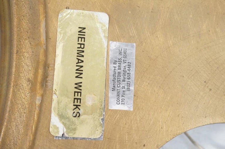 Pair of Niermann Weeks Illuminating Sunburst Wall Mirrors - Large For ...