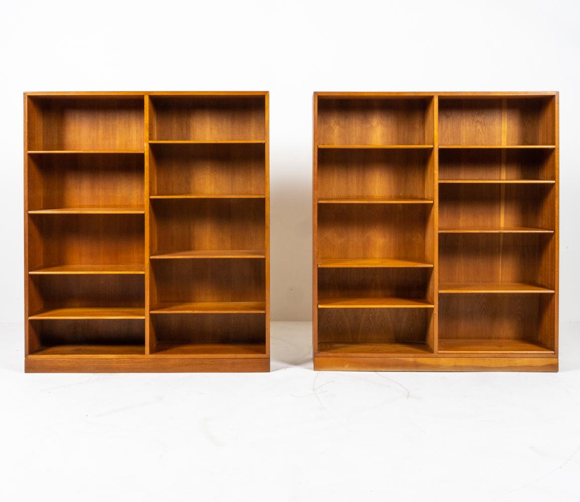 Pair of No. 154 Bookcases in Oak by Børge Mogensen for C.M. Madsen and ...