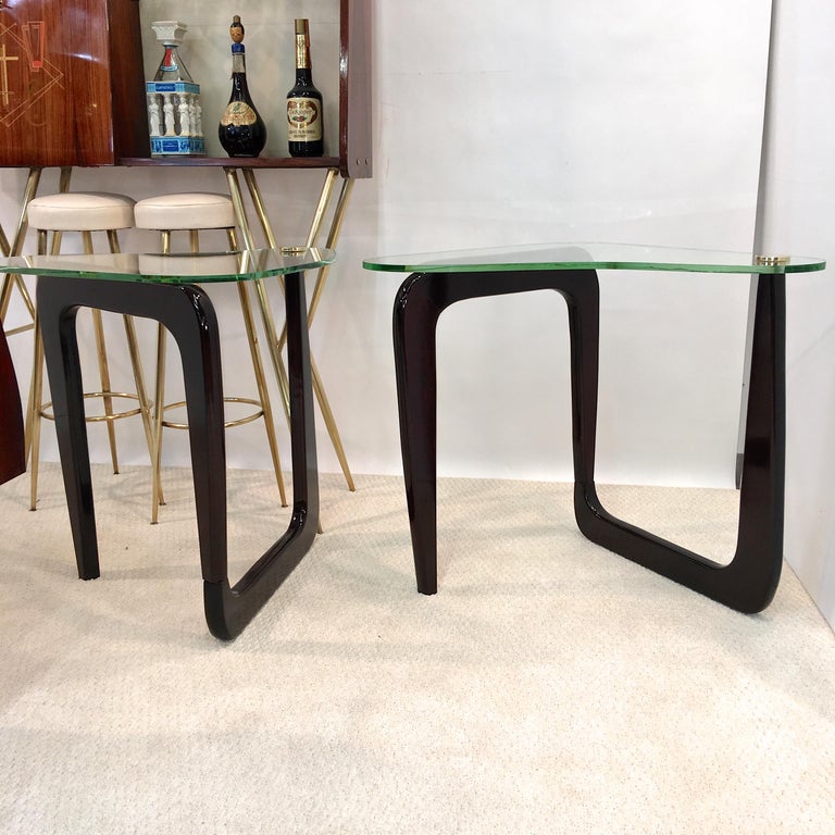 Pair of Noguchi Style Modernist End Tables at 1stDibs