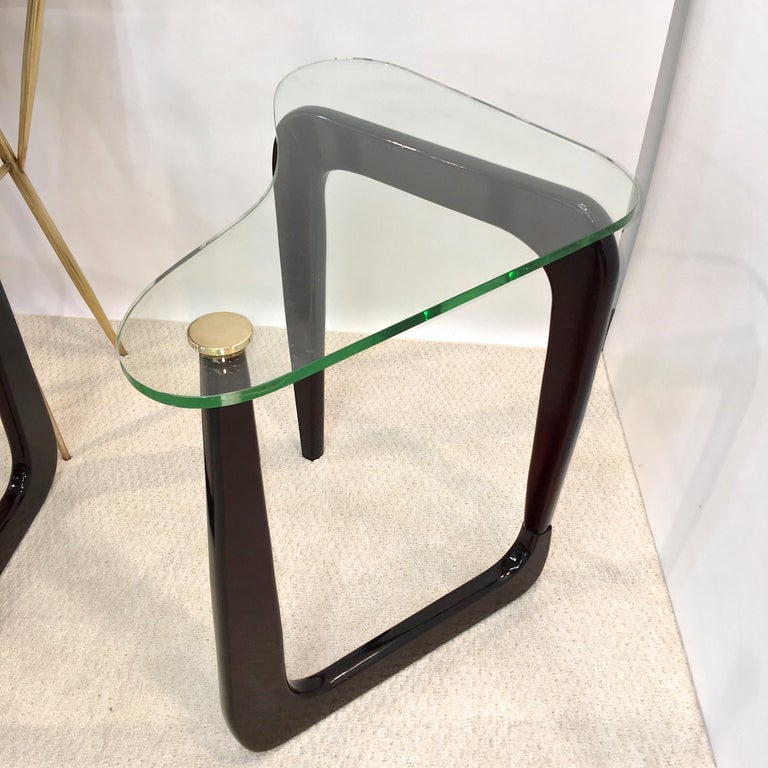Pair of Noguchi Style Modernist End Tables at 1stDibs