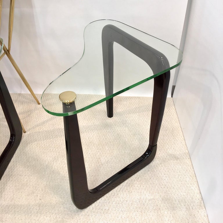 Pair of Noguchi Style Modernist End Tables at 1stDibs