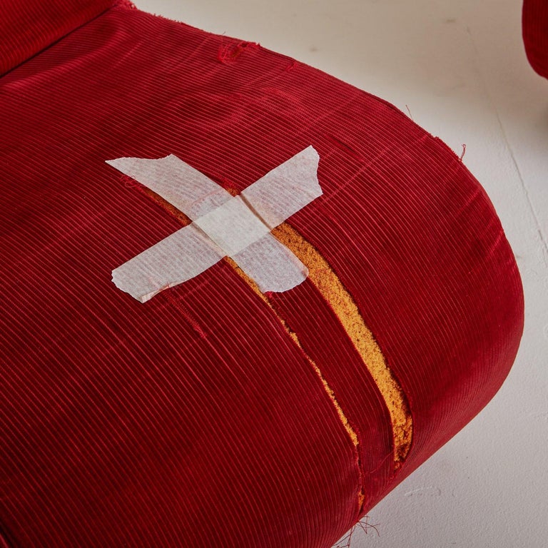 Pair of Noodle Chairs Attributed to Augusto Betti for Habitat Faenza ...