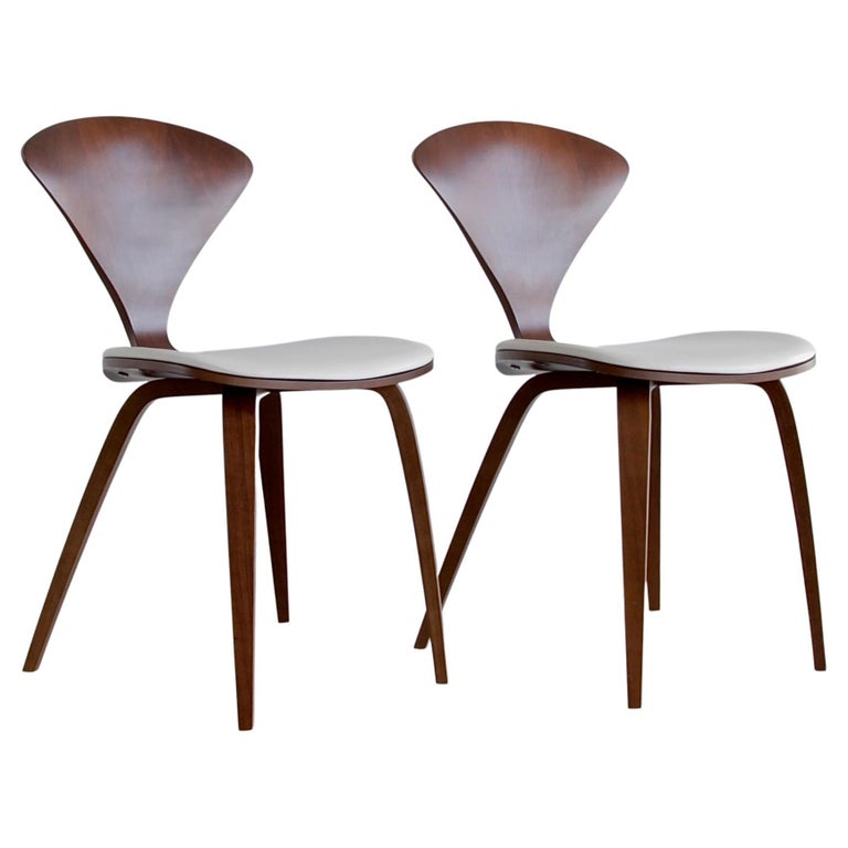 PAIR of Norman CHERNER Side Chairs For Sale at 1stDibs