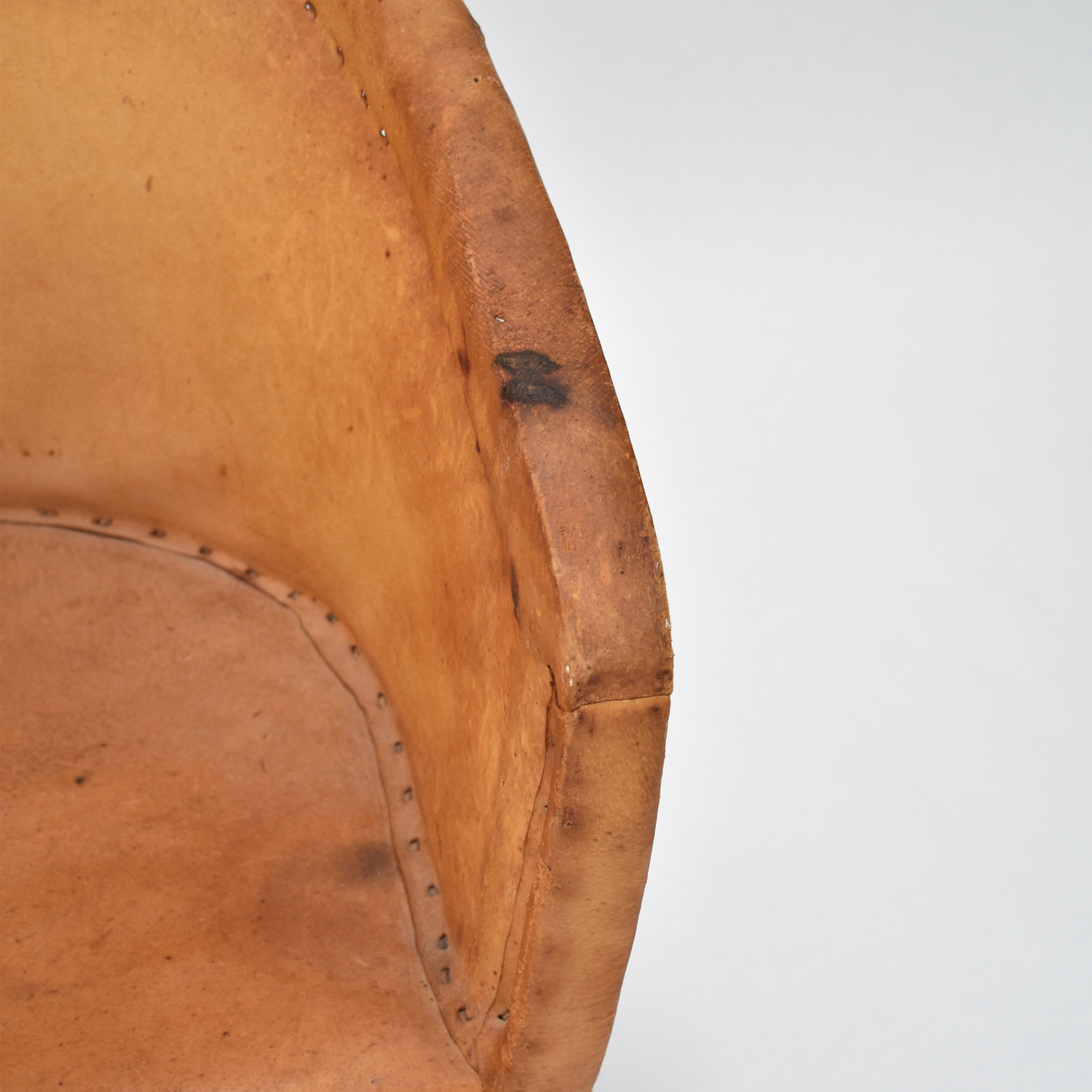 Pair of North or Native American Chairs in Leather and Wood at 1stDibs ...