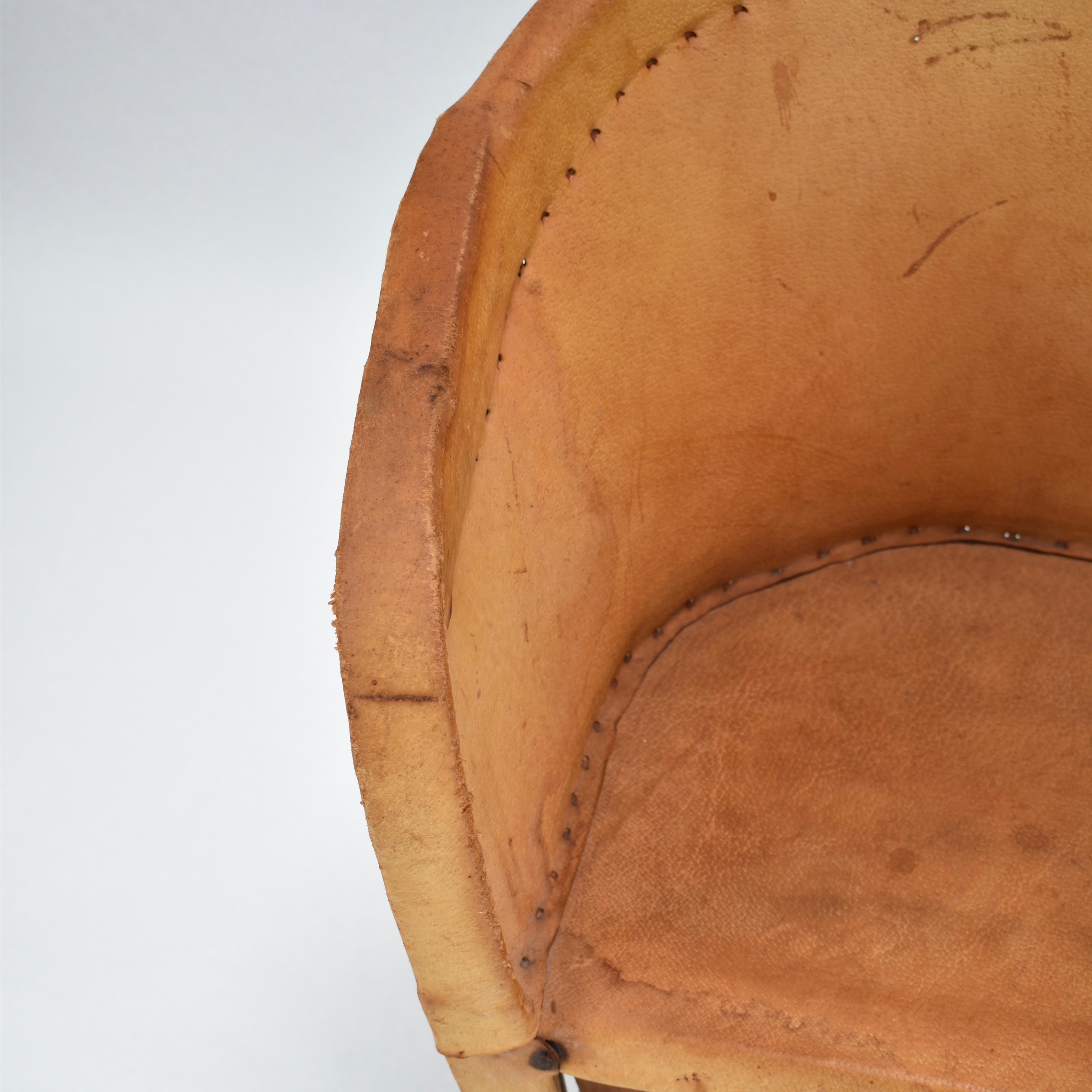 Pair of North or Native American Chairs in Leather and Wood at 1stDibs ...