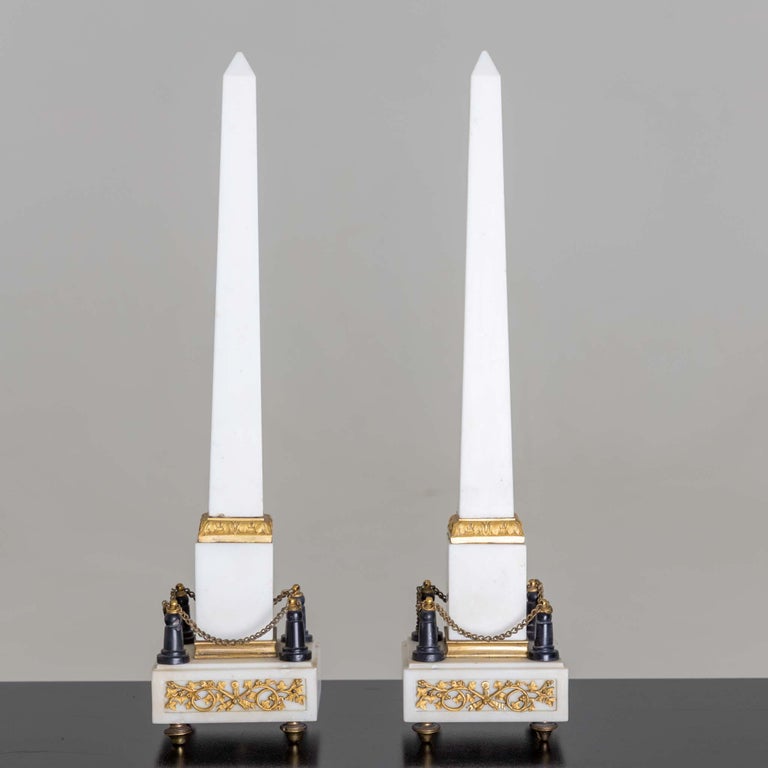 Pair of Obelisks, France, Late 18th Century For Sale at 1stDibs