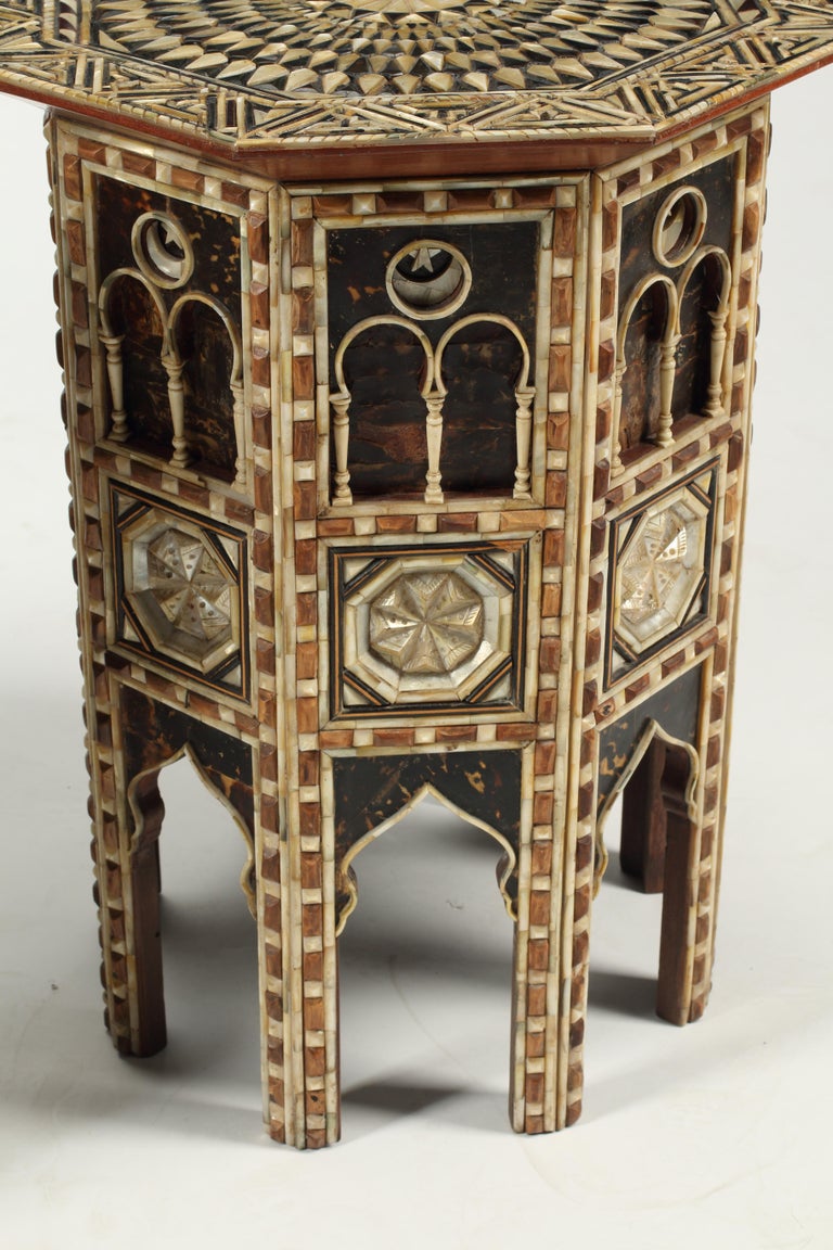 Pair of Octagonal Levantine Side Tables For Sale at 1stDibs