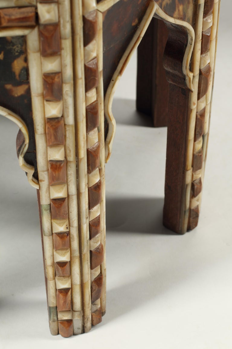 Pair of Octagonal Levantine Side Tables For Sale at 1stDibs