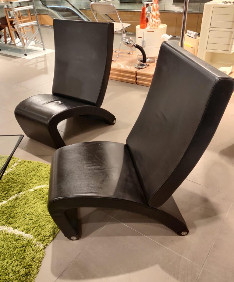 Pair of Official World Cup Soccer 2006 Leather Chairs by Selva, Italy ...