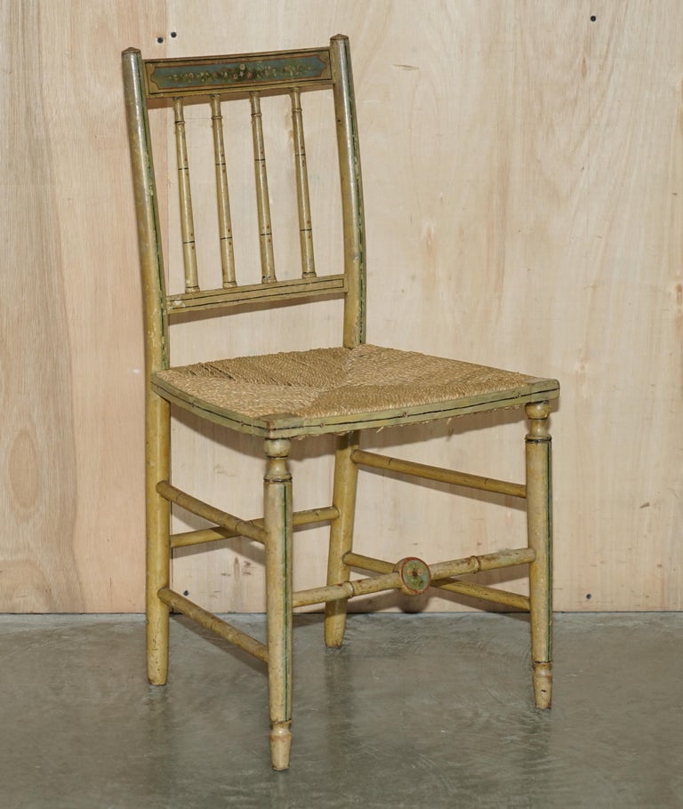 Pair of Original Hand Painted Antique Regency circa 1810-1820 Side ...
