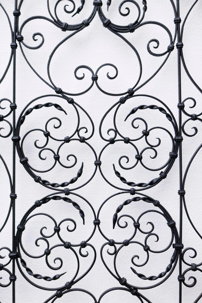 Pair of Ornate Antique Wrought Iron Gates For Sale at 1stDibs | ornate ...