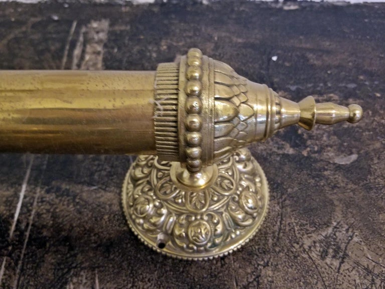Pair of Ornate Brass Door Handles or Pulls at 1stDibs