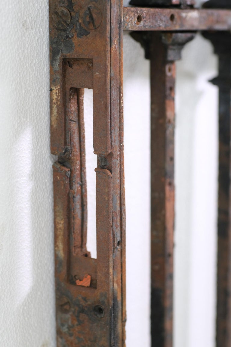 Pair of Ornate Wrought Iron Entry Gates, Wall Street, NYC For Sale at ...