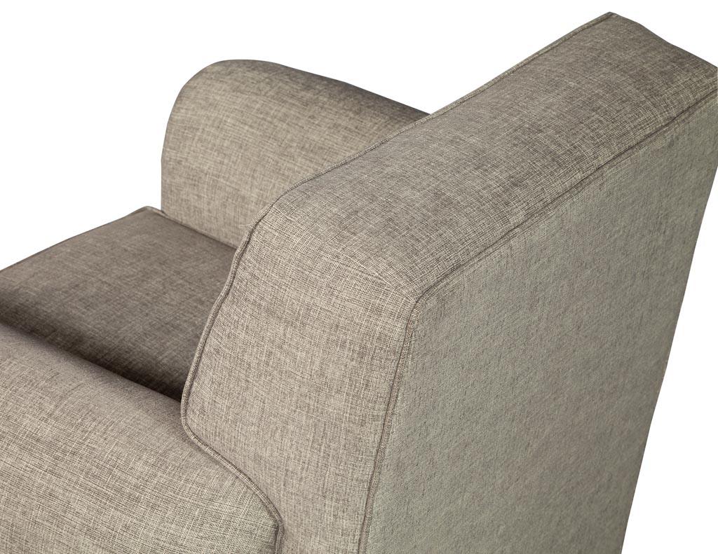 Pair of Oversized Upholstered Club Chairs at 1stDibs | oversized ...