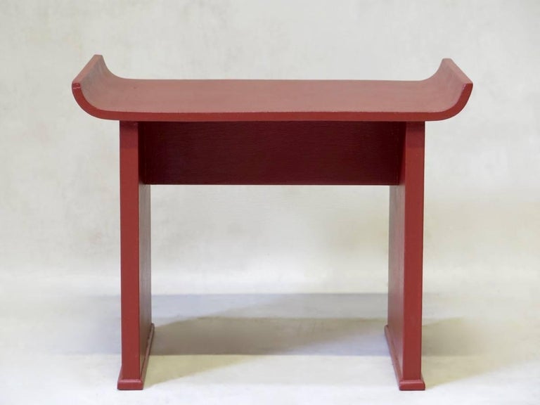 Pair of Pagoda Style Side Tables, circa 1950s For Sale at 1stDibs