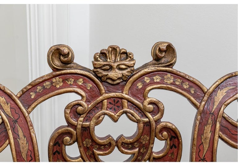 Pair of Painted Italianate Finely Crafted Armchairs For Sale at 1stDibs ...