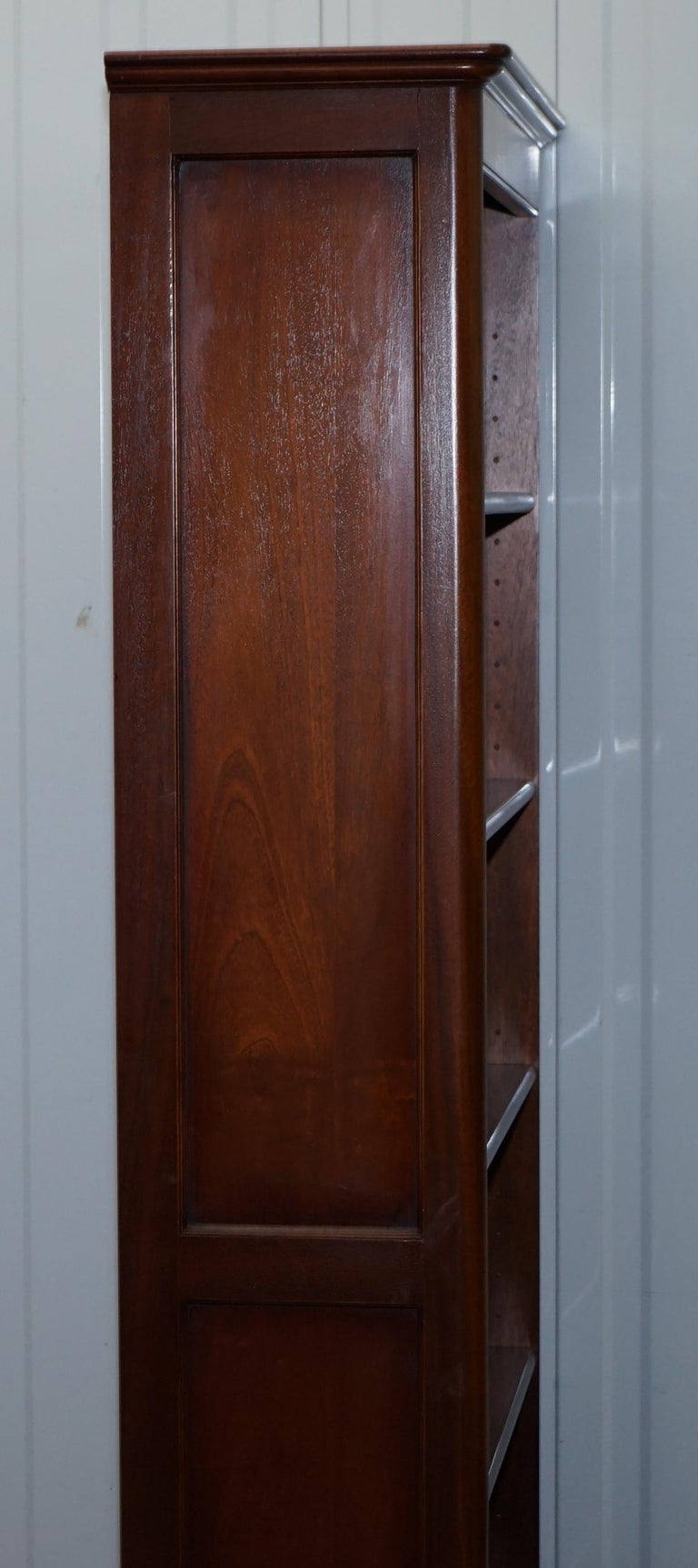 Pair of Panelled Cherrywood Library Office Bookcases Part of a Large ...