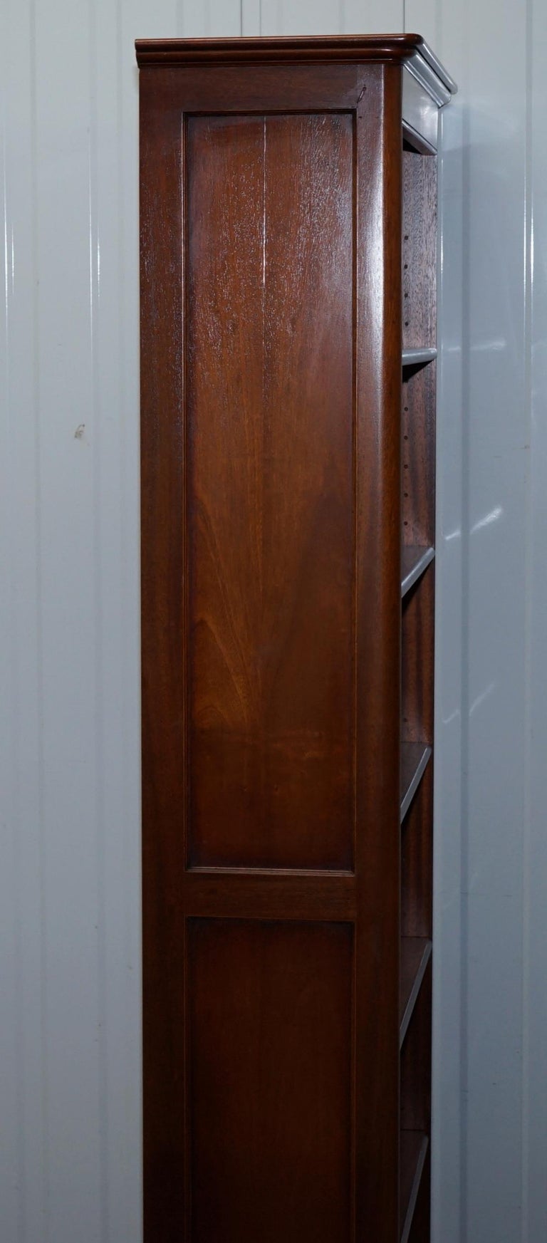 Pair of Panelled Cherrywood Library Office Bookcases Part of a Large ...