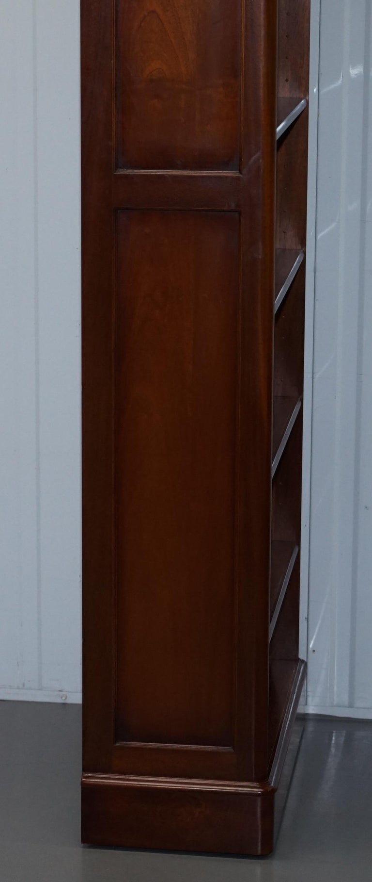 Pair of Panelled Cherrywood Library Office Bookcases Part of a Large ...