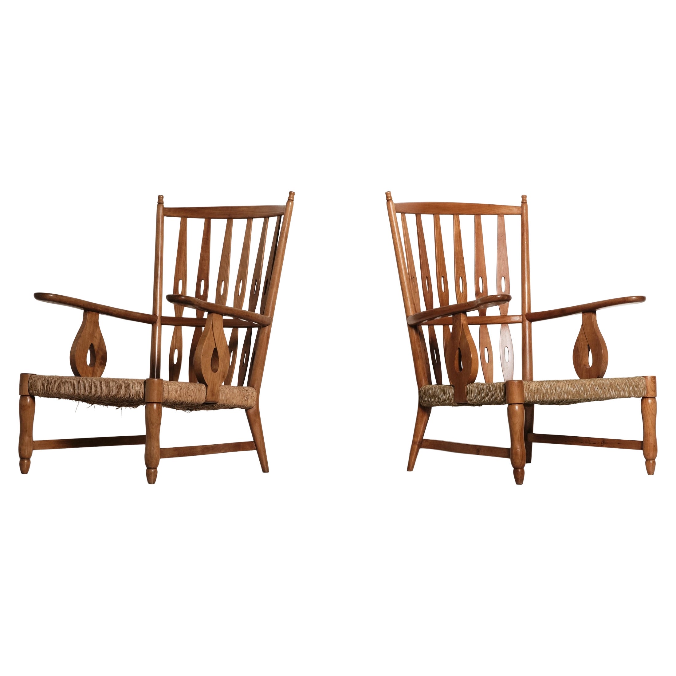 A pair of Swedish midcentury modern rocking chairs by Lena Larsson ...