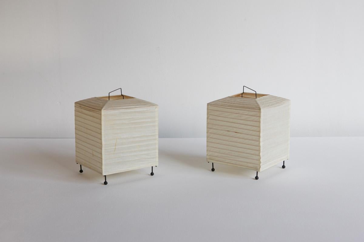 Pair of Paper Lantern Table Lamps at 1stDibs