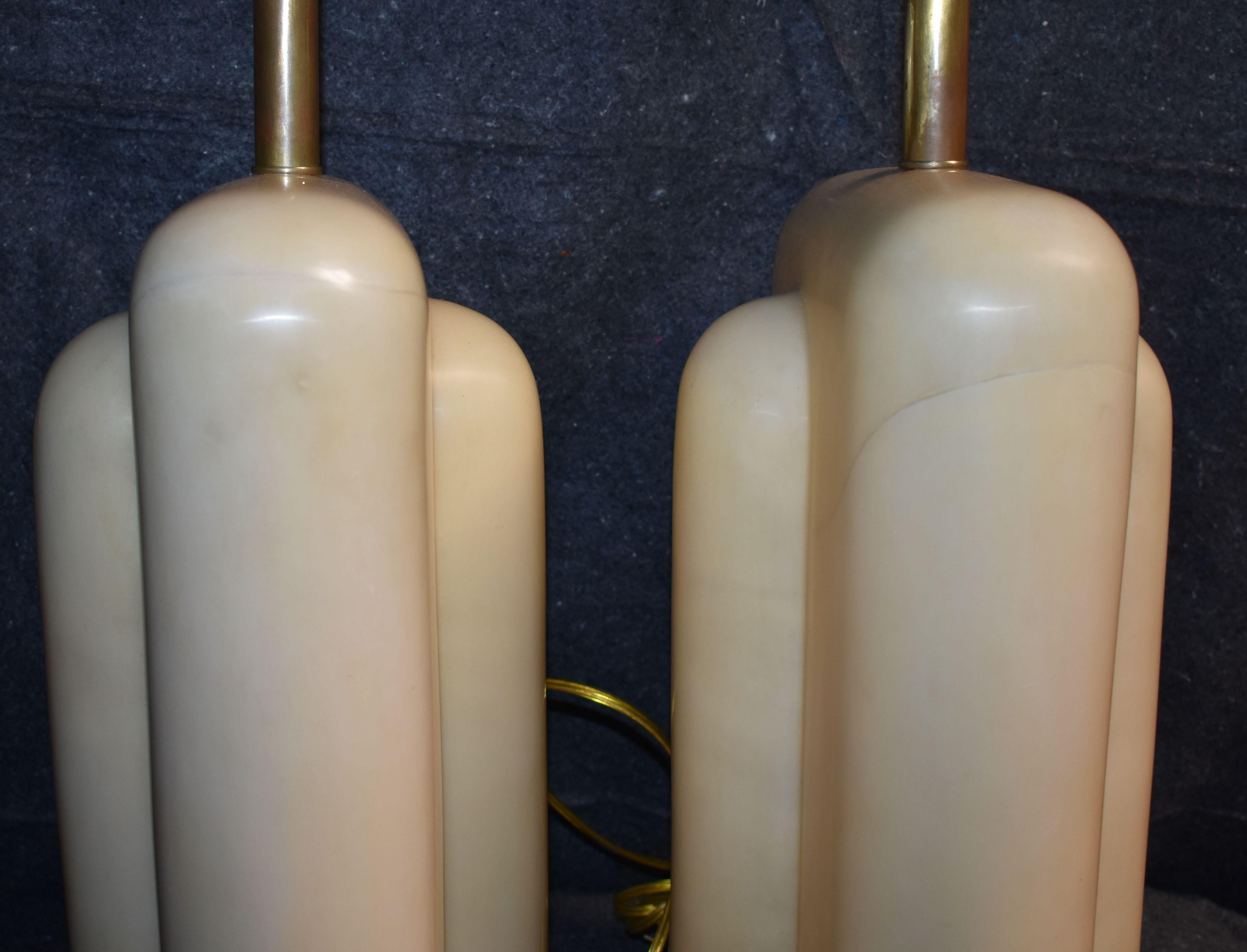 Pair of Parchment Table Lamps at 1stDibs