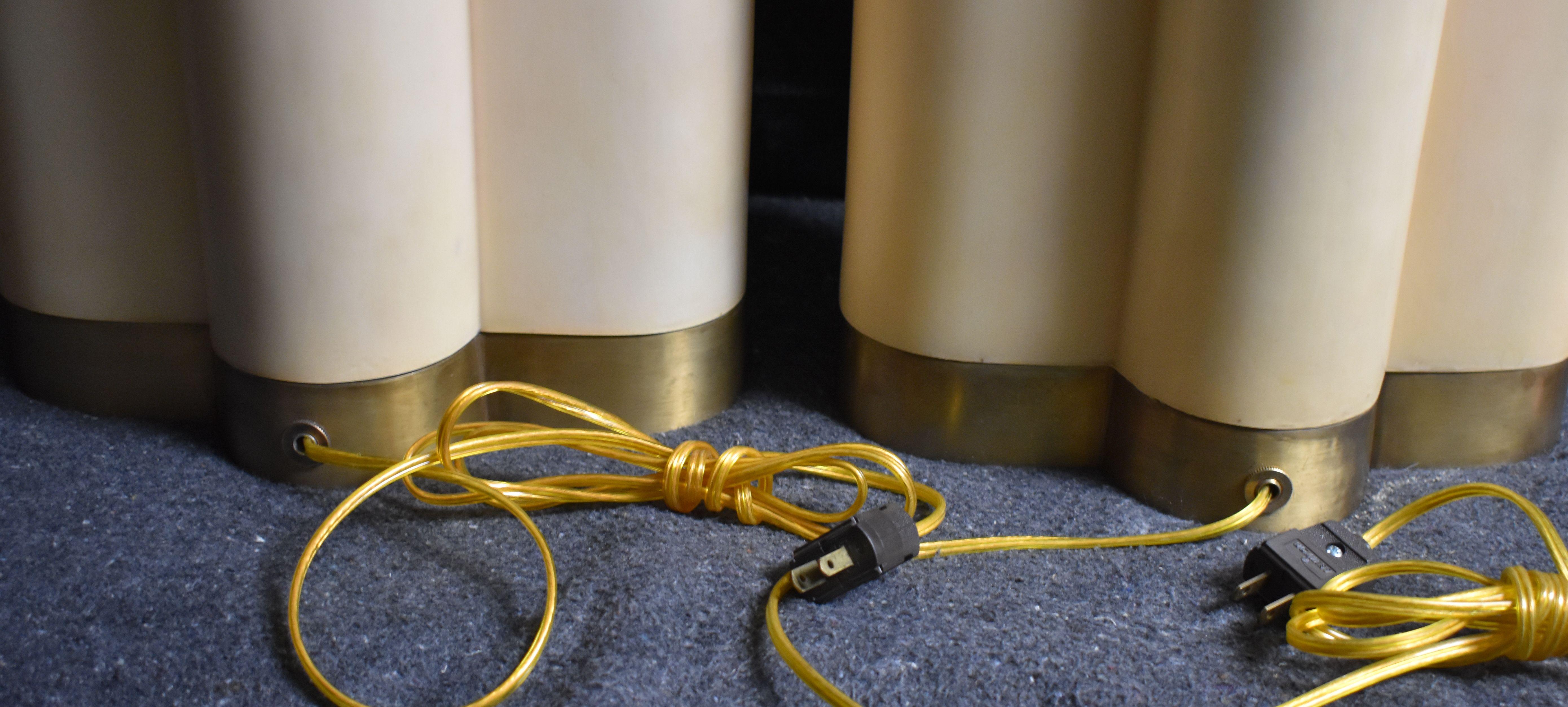 Pair of Parchment Table Lamps at 1stDibs