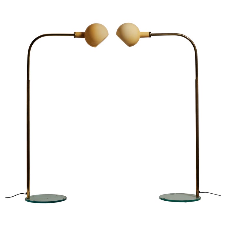 Pair of "Parola" Floor Lamps by Gae Aulenti and Piero Castiglioni at ...