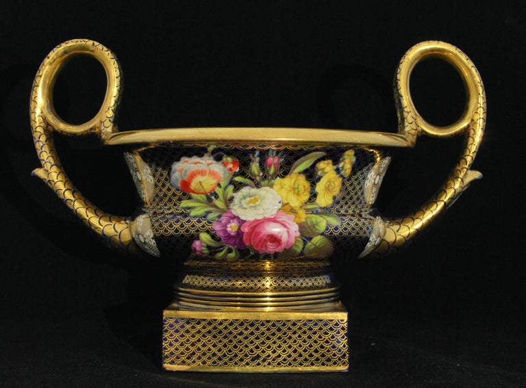 Pair of Pattern 1166 Vases, Spode, C1820 For Sale at 1stDibs