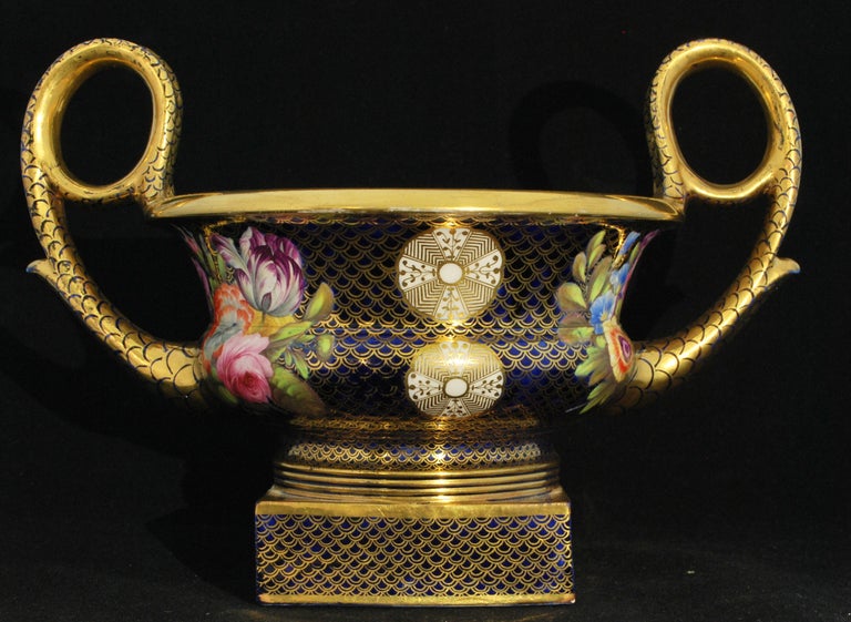 Pair of Pattern 1166 Vases, Spode, C1820 For Sale at 1stDibs