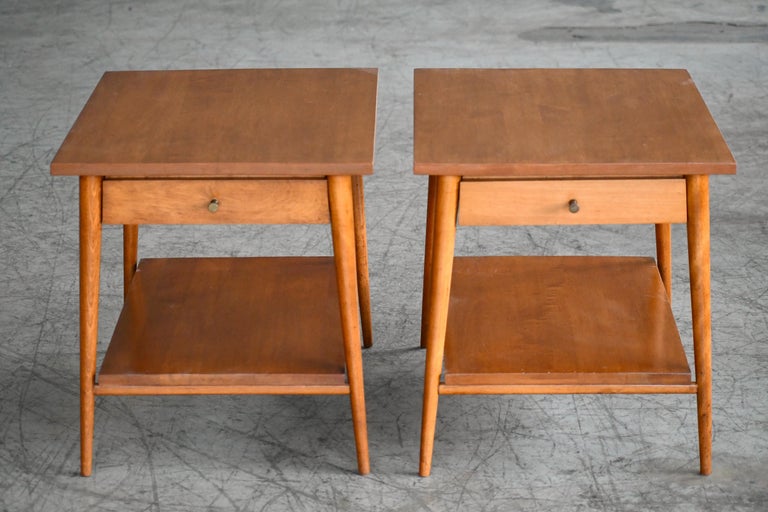 Pair of Paul McCobb "Planner Group" Nightstands or End Tables 1950's at ...