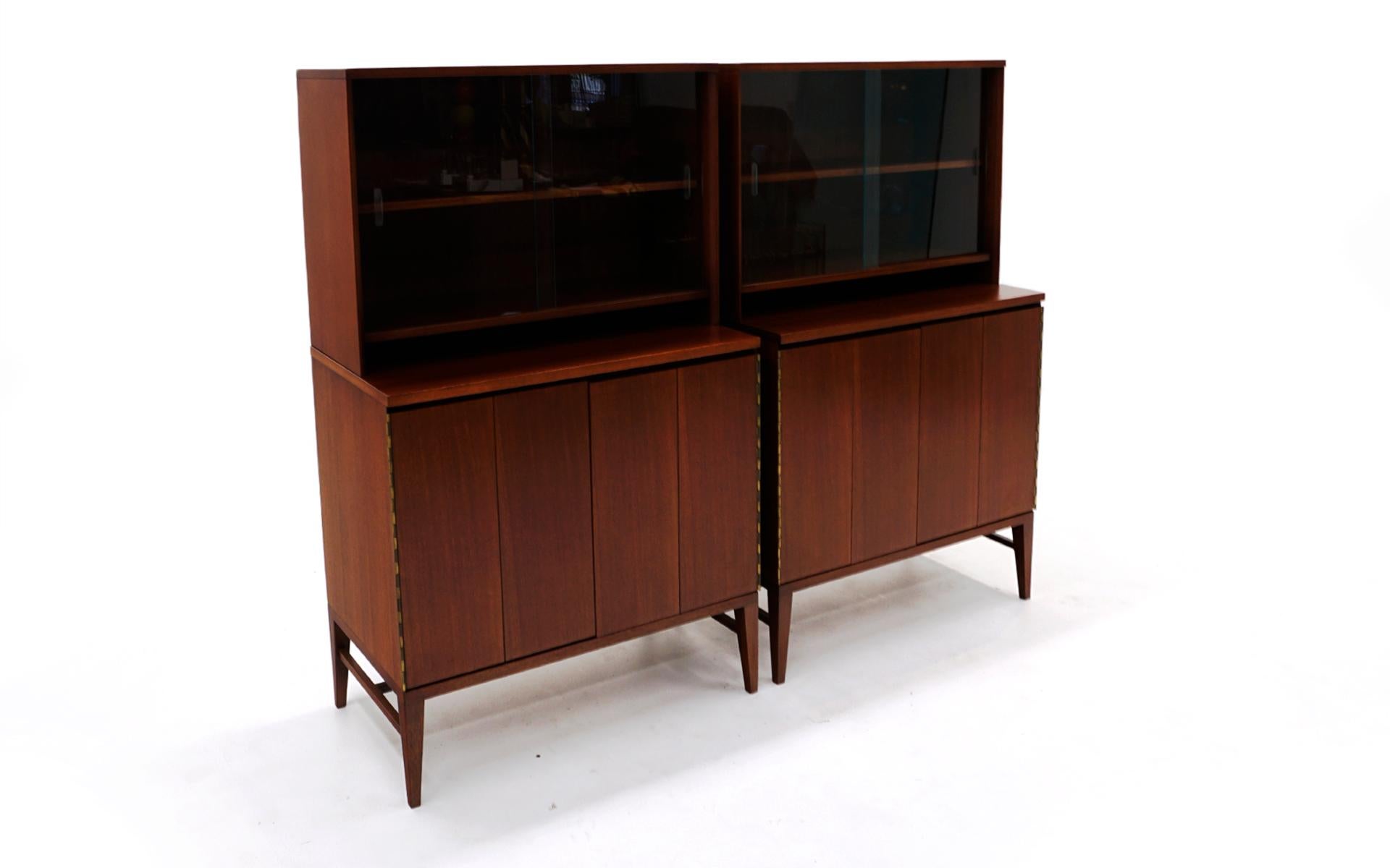Pair of Paul McCobb Storage Cabinets for Use with or Without the Top ...