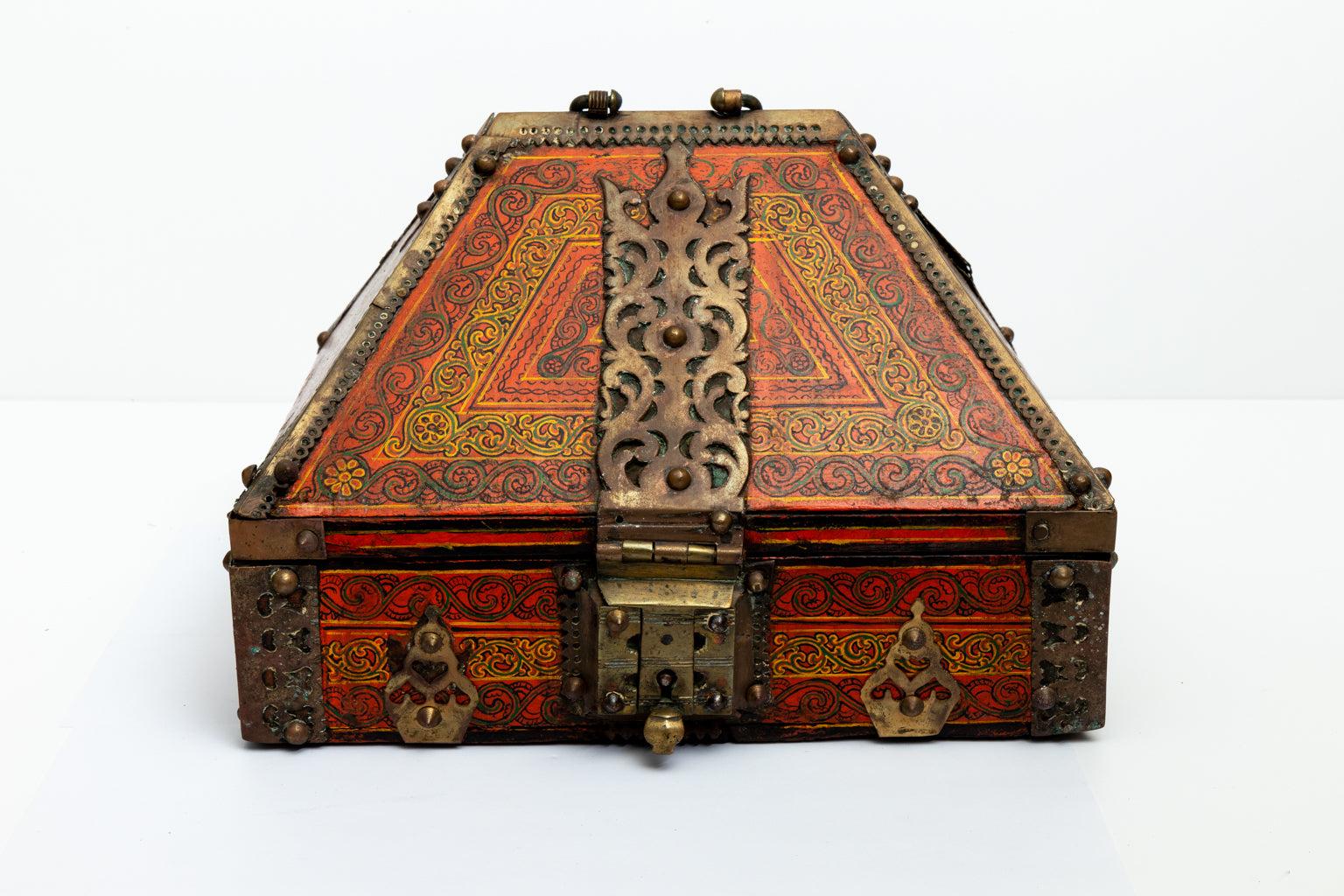 Pair of Persian or Indian 19th Century Document Boxes For Sale at 1stDibs