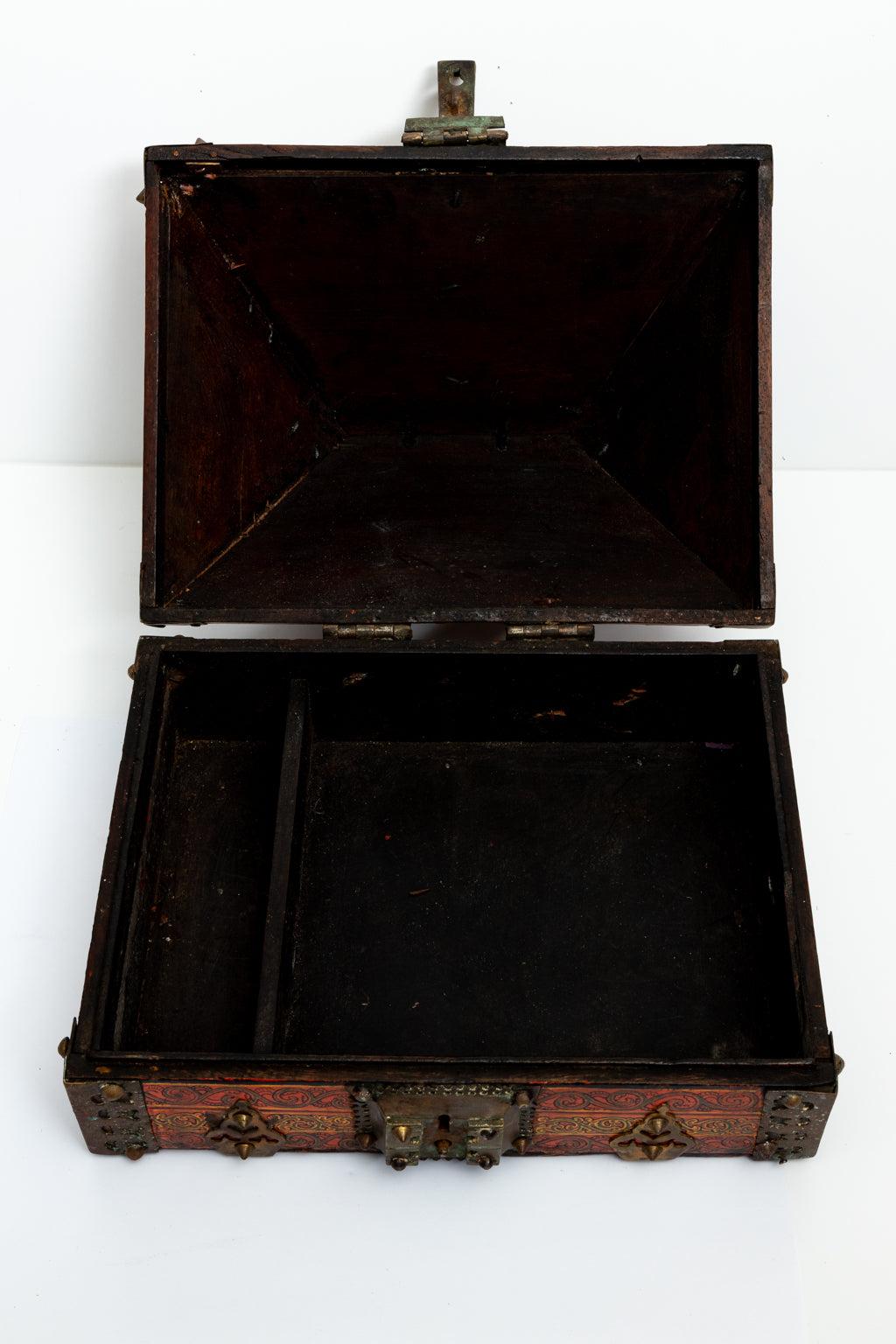 Pair of Persian or Indian 19th Century Document Boxes For Sale at 1stDibs