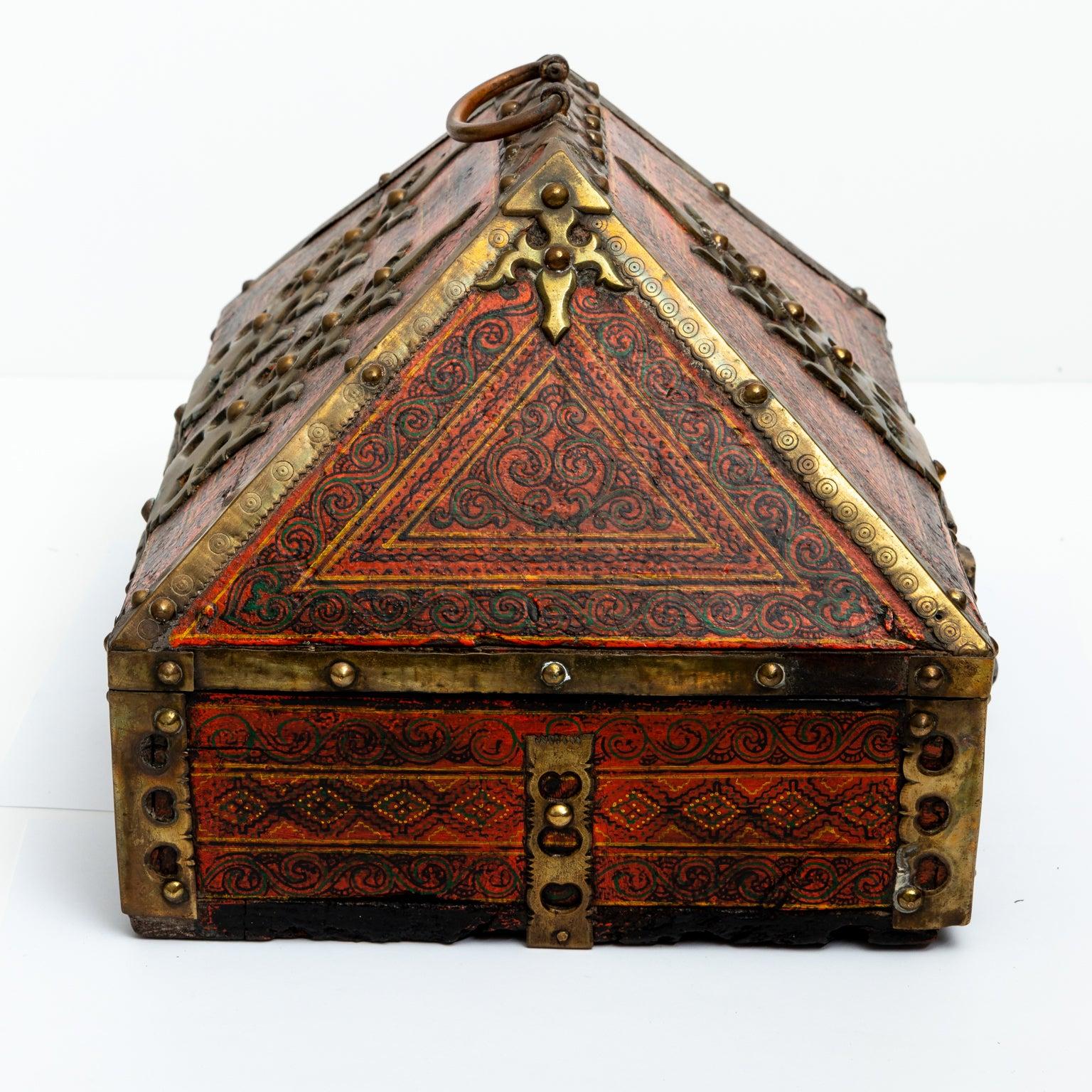 Pair of Persian or Indian 19th Century Document Boxes For Sale at 1stDibs