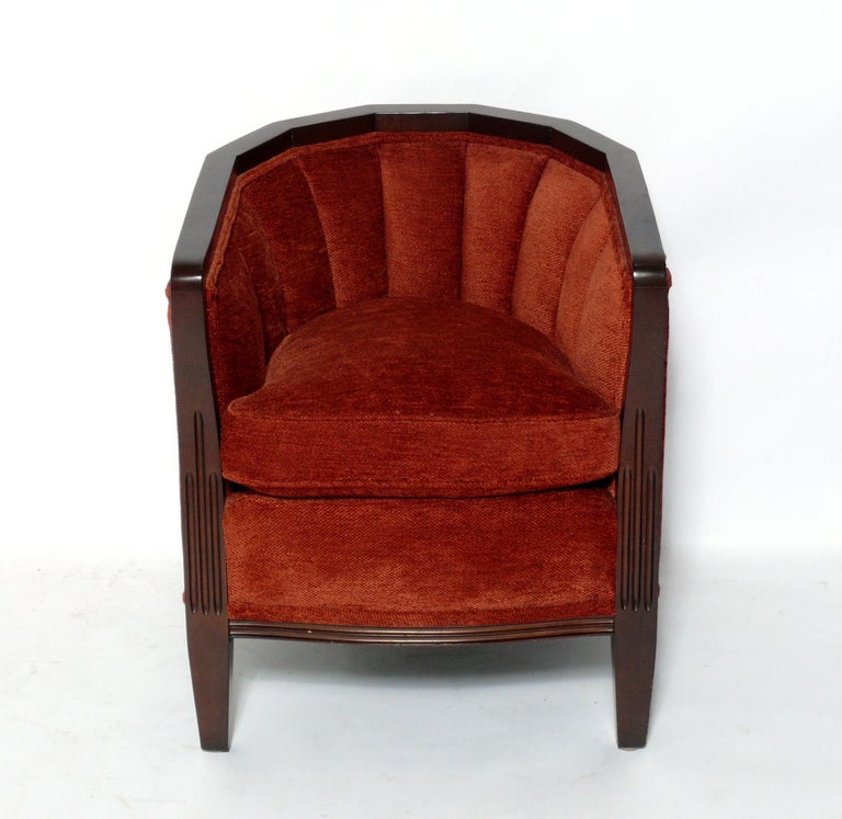 Pair of Petite Tub Chairs For Sale at 1stDibs