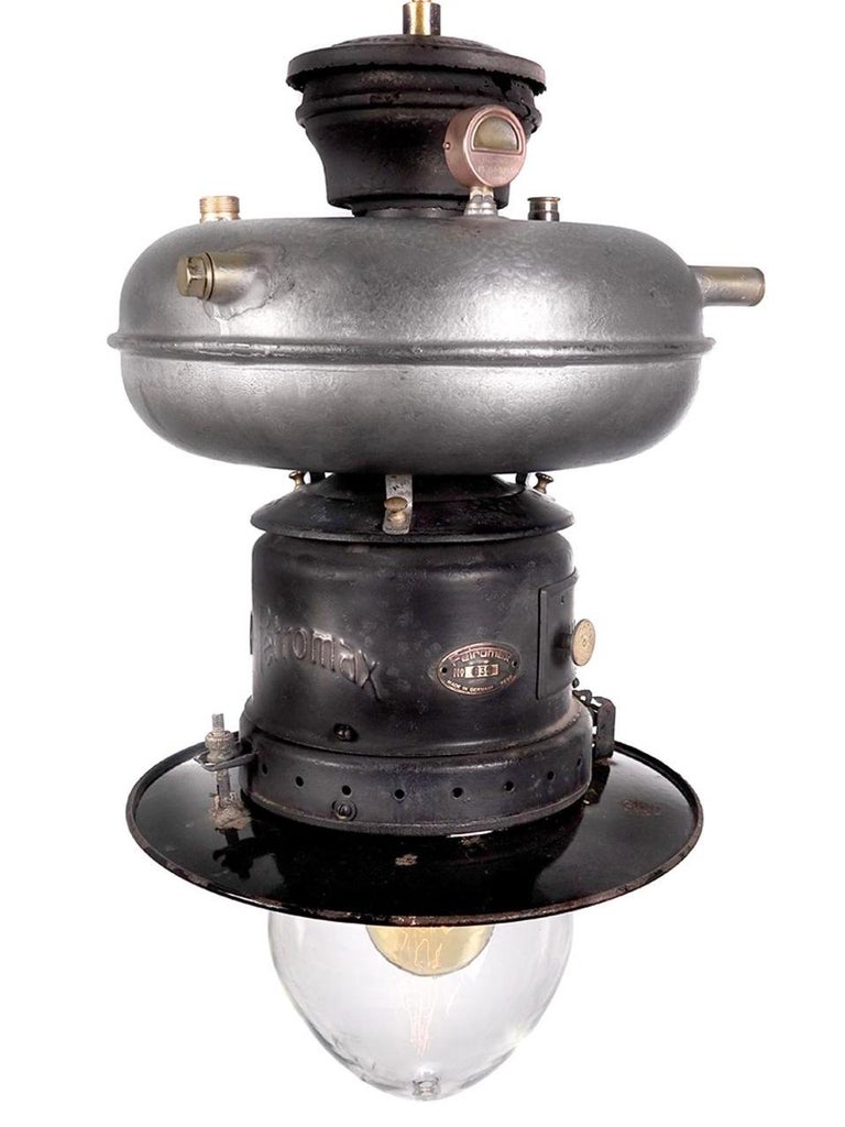 Pair of Petromax Donut Tank Lamps For Sale at 1stDibs