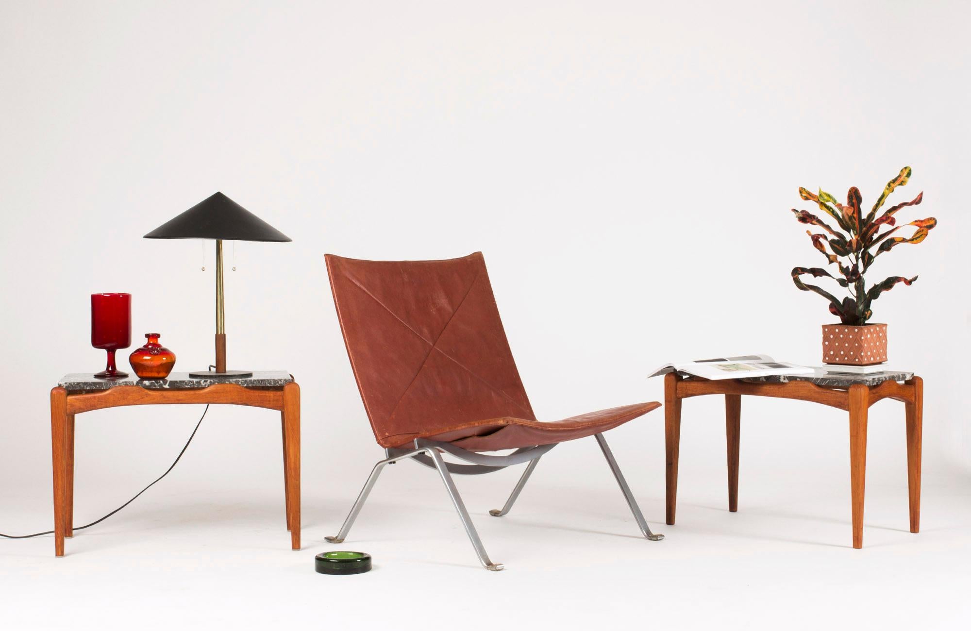 Pair of “Pk 22” Lounge Chairs by Poul Kjaerholm For Sale at 1stDibs