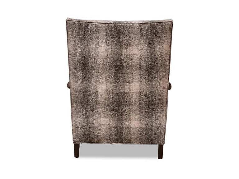 Pair of Plaid Lounge Chairs by Edward Wormley for Dunbar at 1stDibs