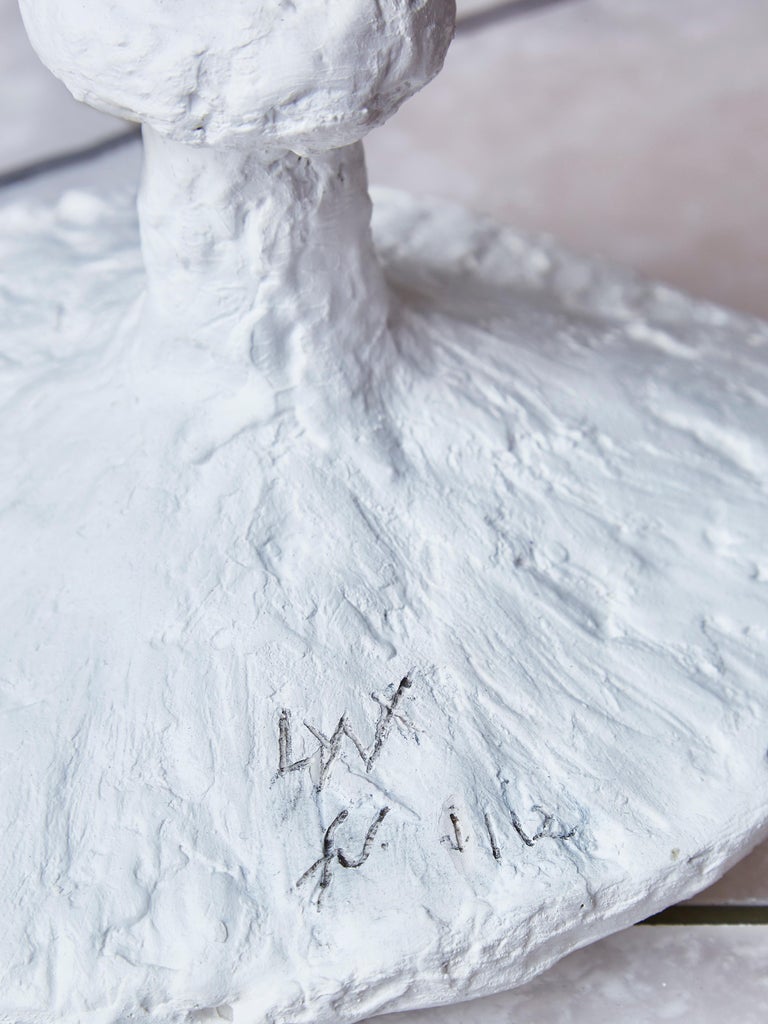 Pair of Plaster Lamps For Sale at 1stDibs