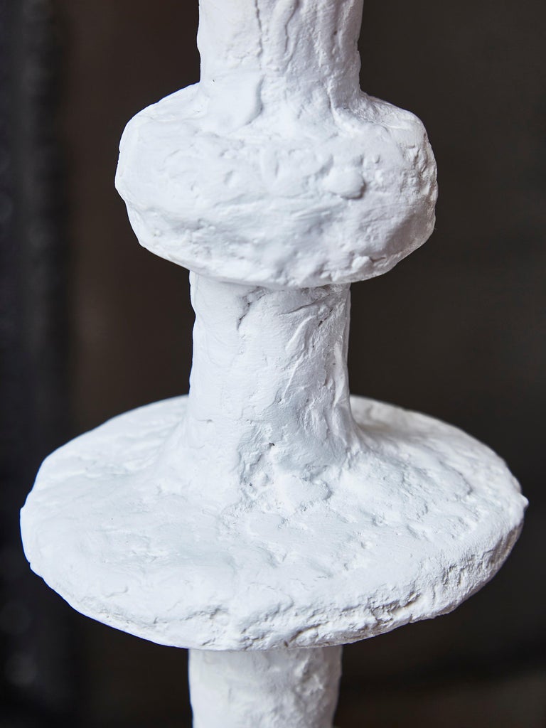 Pair of Plaster Lamps For Sale at 1stDibs