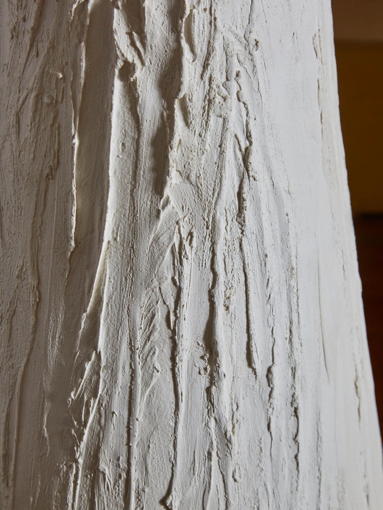 Pair of Plaster Pedestals For Sale at 1stDibs