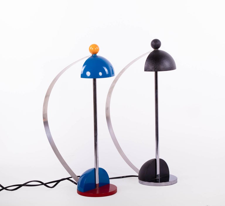 Postmodern Memphis Milano Desk Lamps Megalit, Italy, 1980s, Set of 2 ...