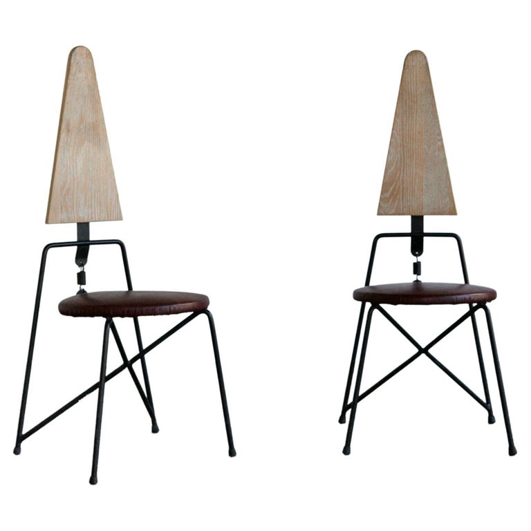 Pair of Post Modern Side Chairs For Sale at 1stDibs