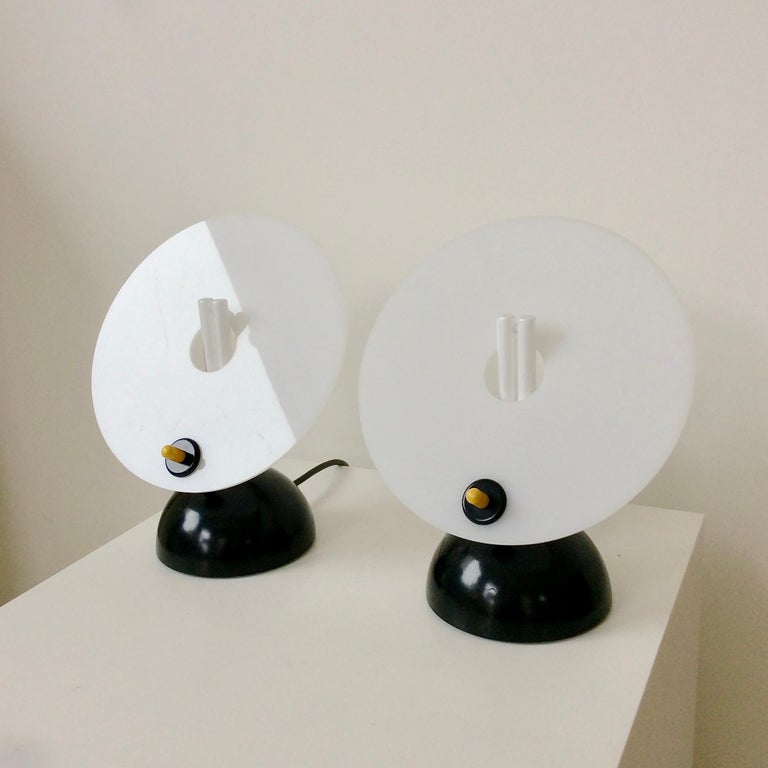 Pair of Post-Modern Table Lamps, circa 1980, Italy For Sale at 1stDibs