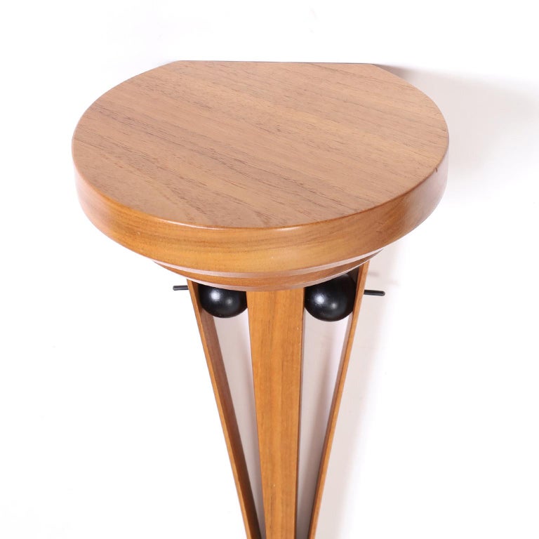 Pair of Post Modern Wood Wall Brackets For Sale at 1stDibs